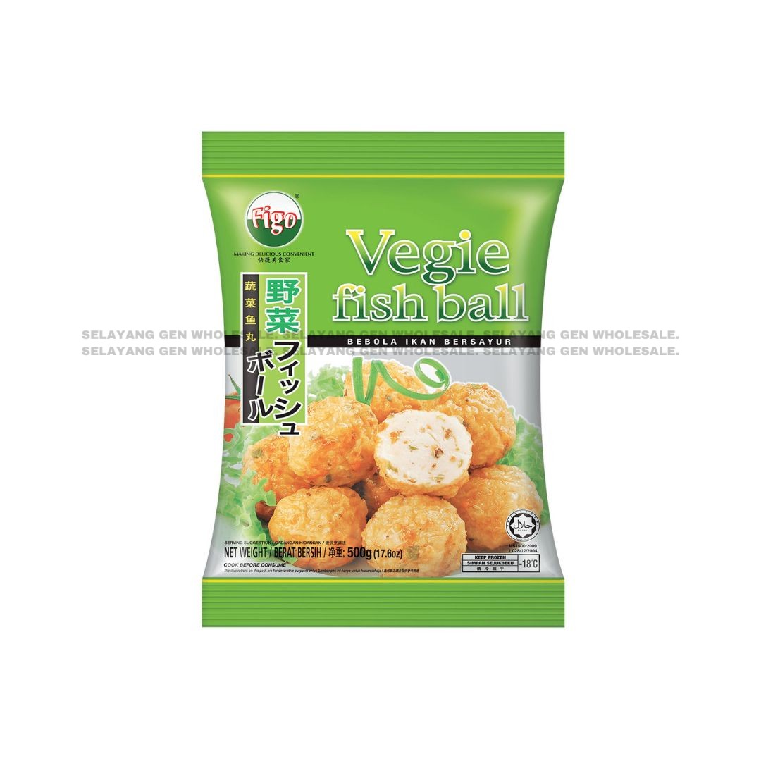 FIGO Vegie Fish Ball 500G - Selayang Gen Wholesale Sdn Bhd
