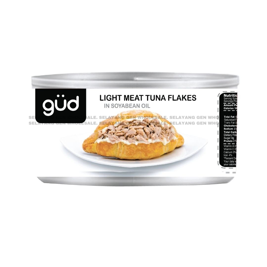 GUD LIGHT MEAT TUNA FLAKES IN SOYABEAN OIL 1850G*6 - Selayang Gen ...