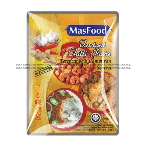 MasFood – Instant Chili Paste 180G - Selayang Gen Wholesale Sdn Bhd