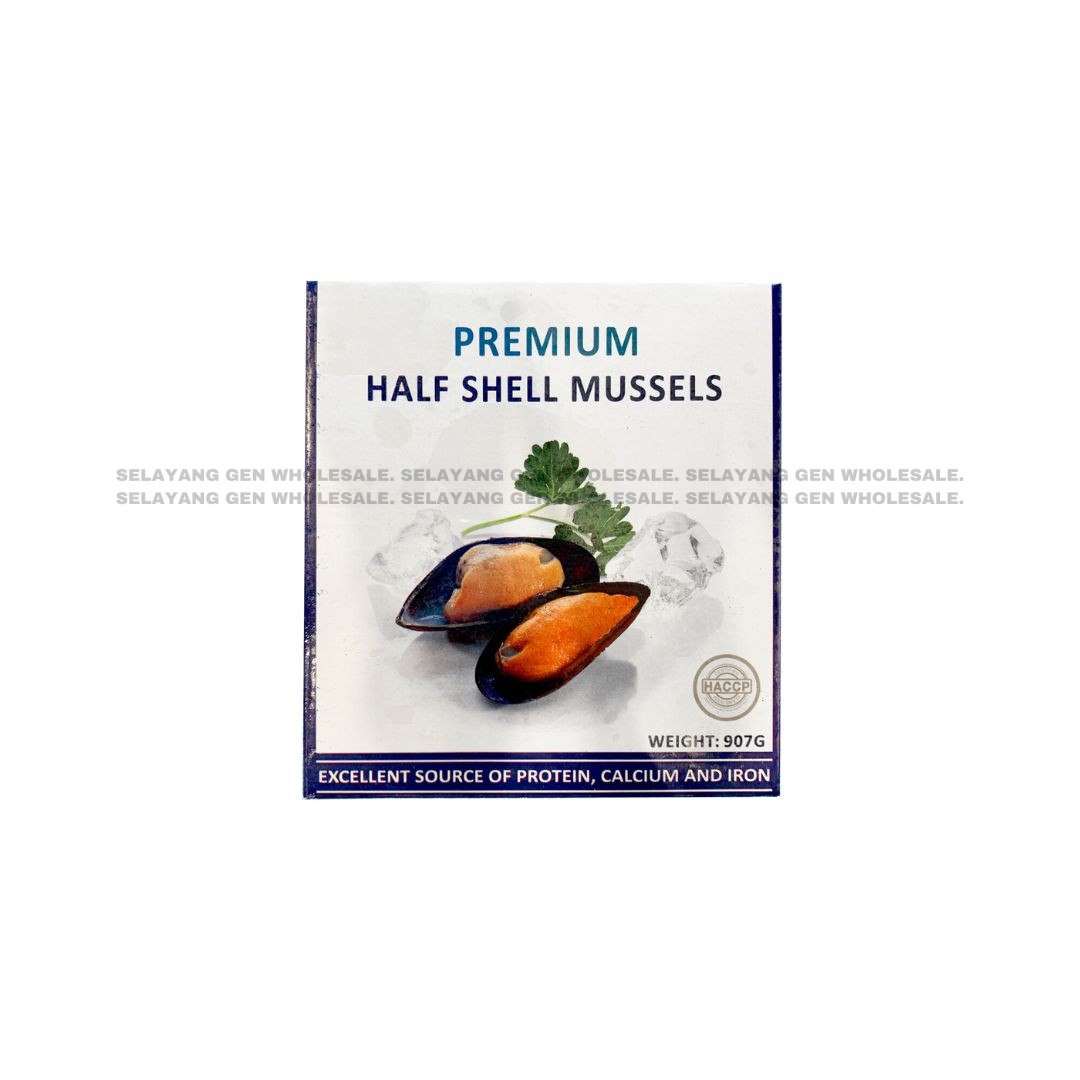 MUSSEL Premium Half Shell (Blue) 907G - Selayang Gen Wholesale Sdn Bhd